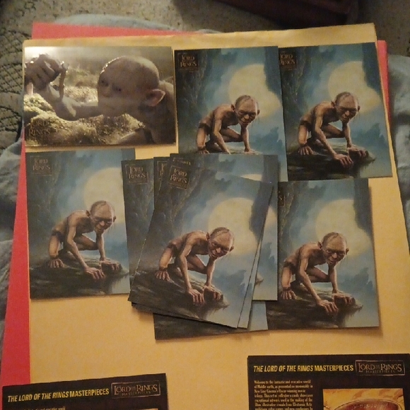 Games | Lord Of The Rings Gollum Collectible Cards | Poshmark